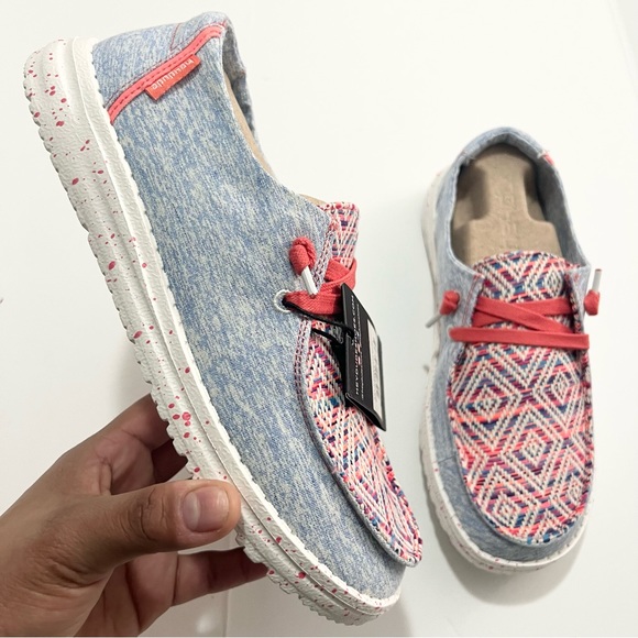 Hey Dude | Shoes | Hey Dude Aztec Playa Fiesta Rojo Wendy Slip On Shoes ...